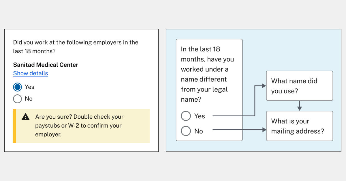 CX principles for online applications | U.S. Department of Labor